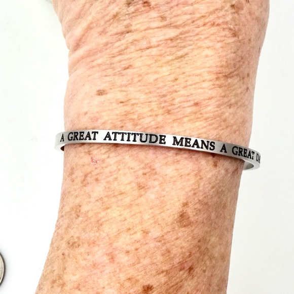 Royal Chain Inc RCI | Jewelry | Rci Attitude Open Slide Bangle Stainless Steel | Poshmark